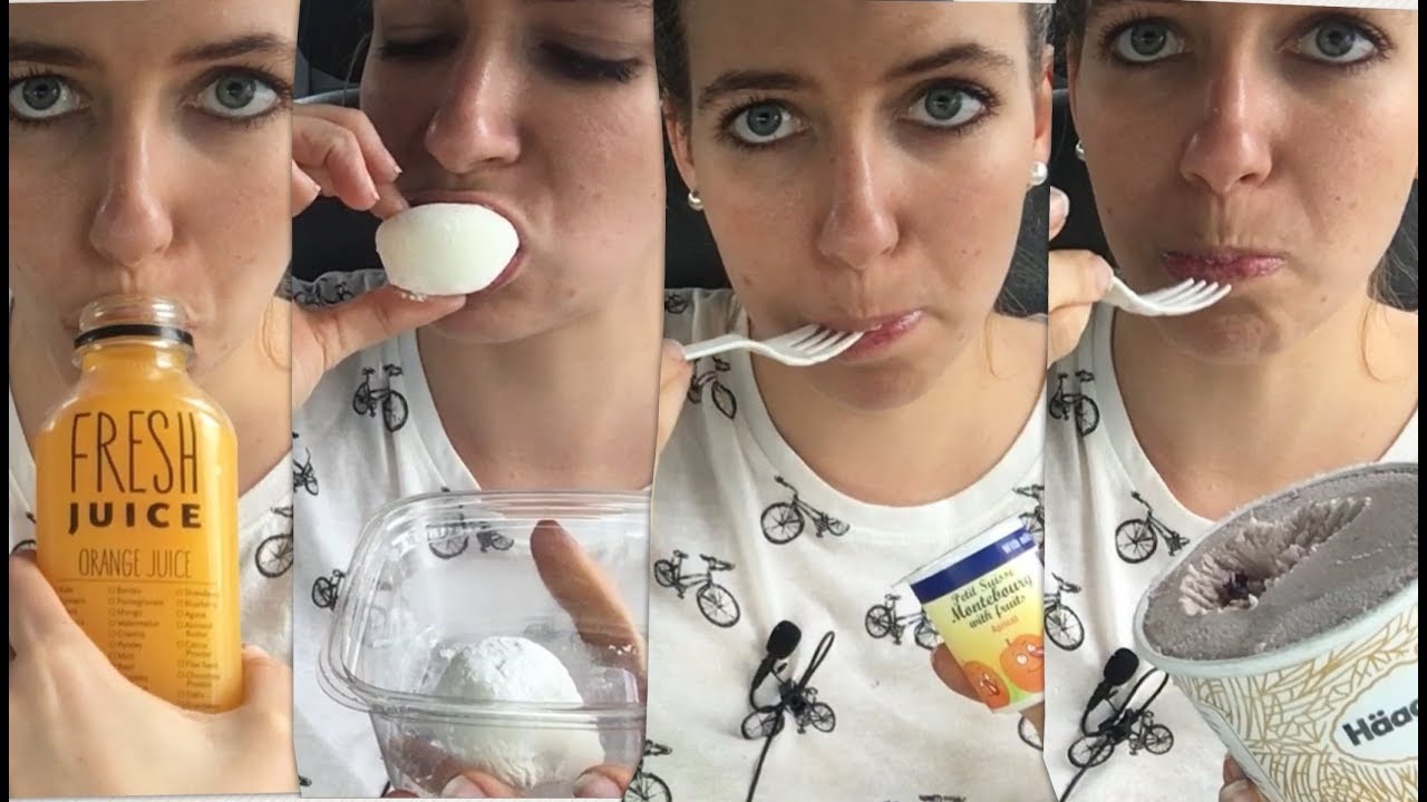 MUKBANG | Key Lime Tart, Cherry Ice Cream, Oodles of Goodies - YouTube