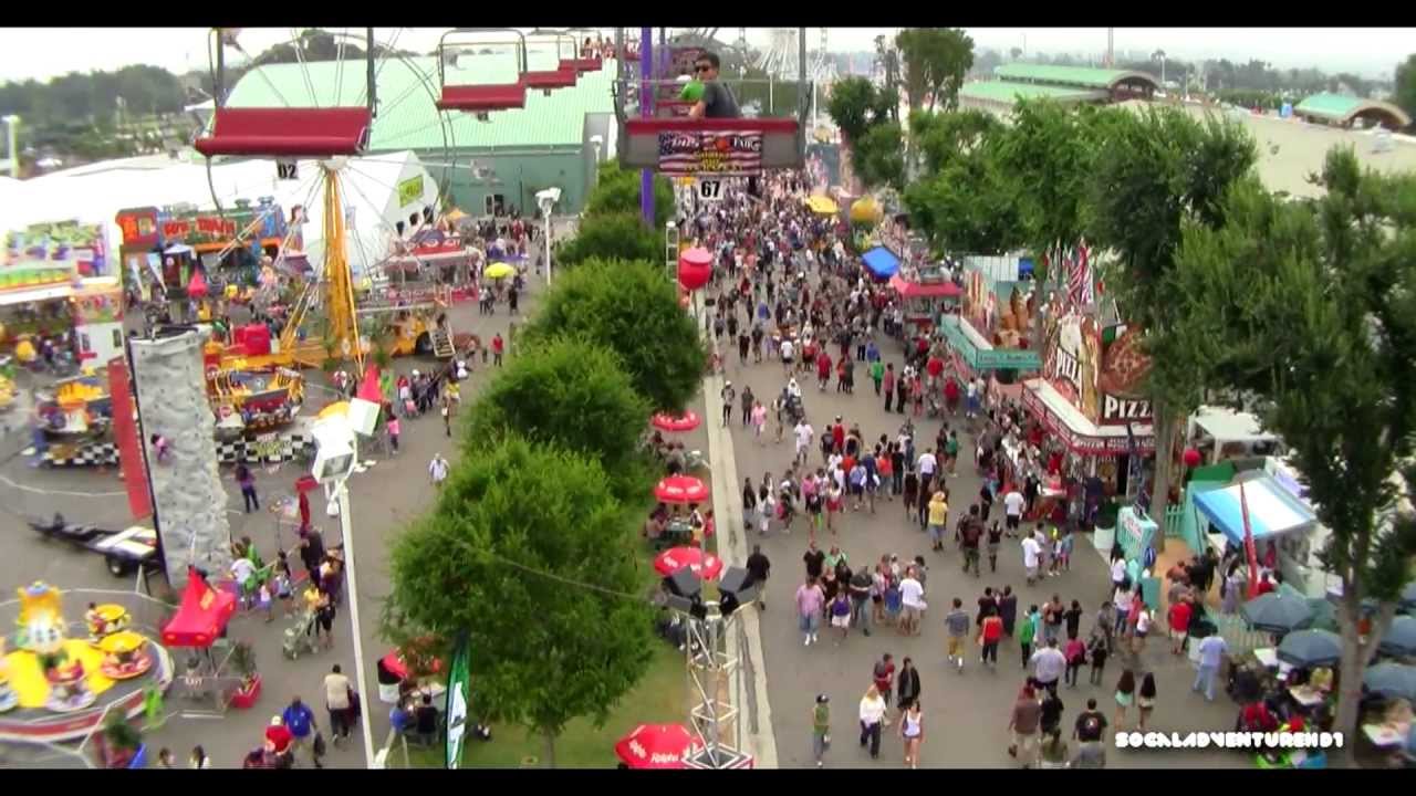 2012 Aerial View of The OC Fair 2012 in HD on the Skyway - YouTube