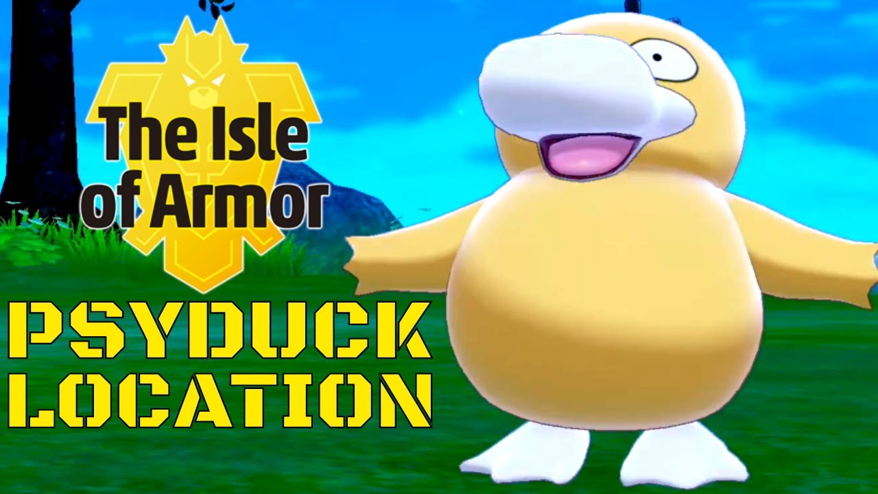 Pokemon Sword And Shield Psyduck Location Isle Of Armor Pokemon - YouTube