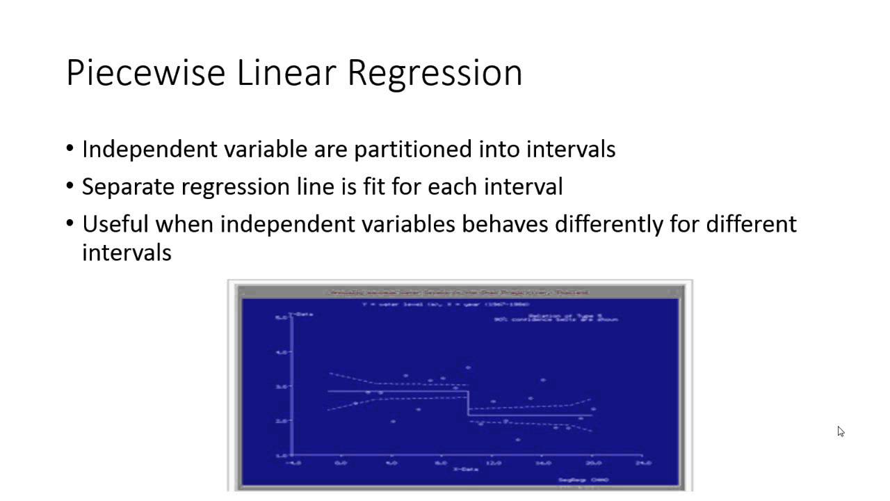 24 - Piece Wise or Segmented Regression - YouTube