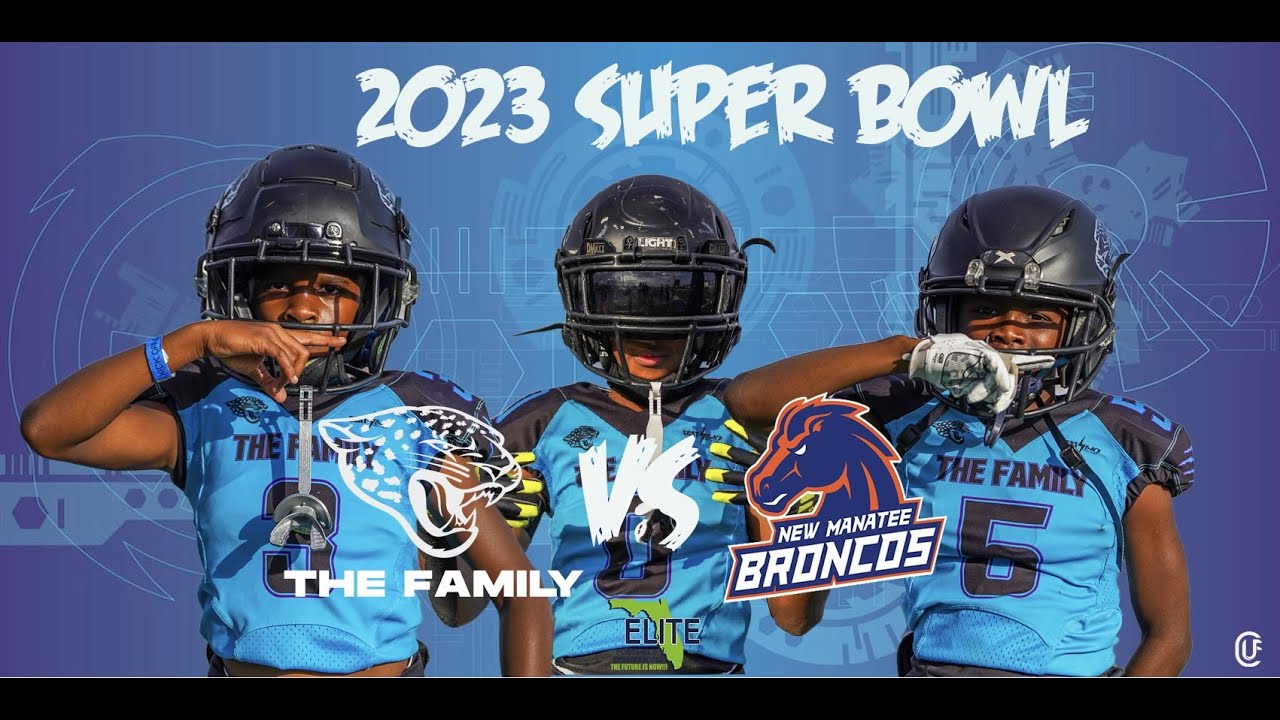 WEST ORLANDO JAGS VS NEW MANATEE BRONCOS | 9U | 2023 SUPER BOWL - YouTube