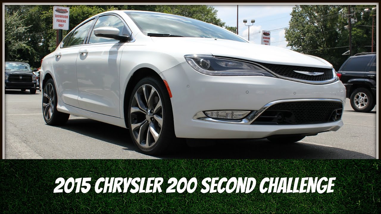 26882- 2015 Chrysler 200 Second Challenge- Michael Brienza - YouTube