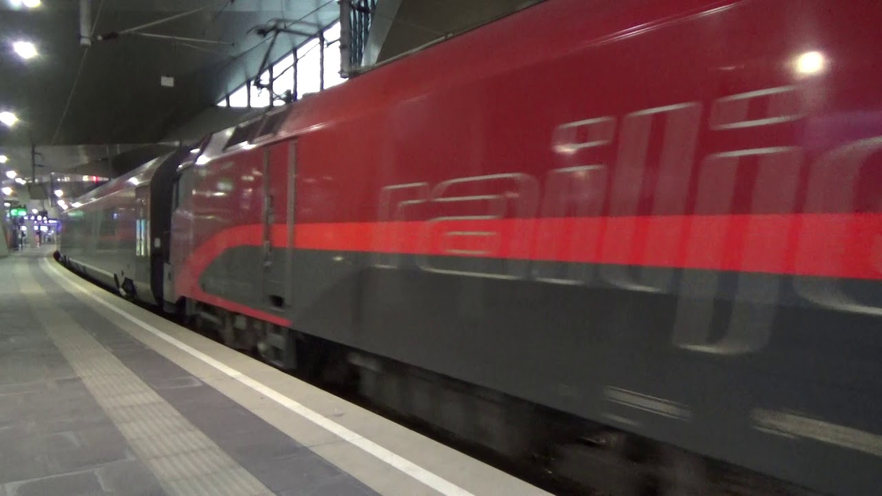 railjet xpress 562/railjet xpress 1012 Wien Hbf - YouTube