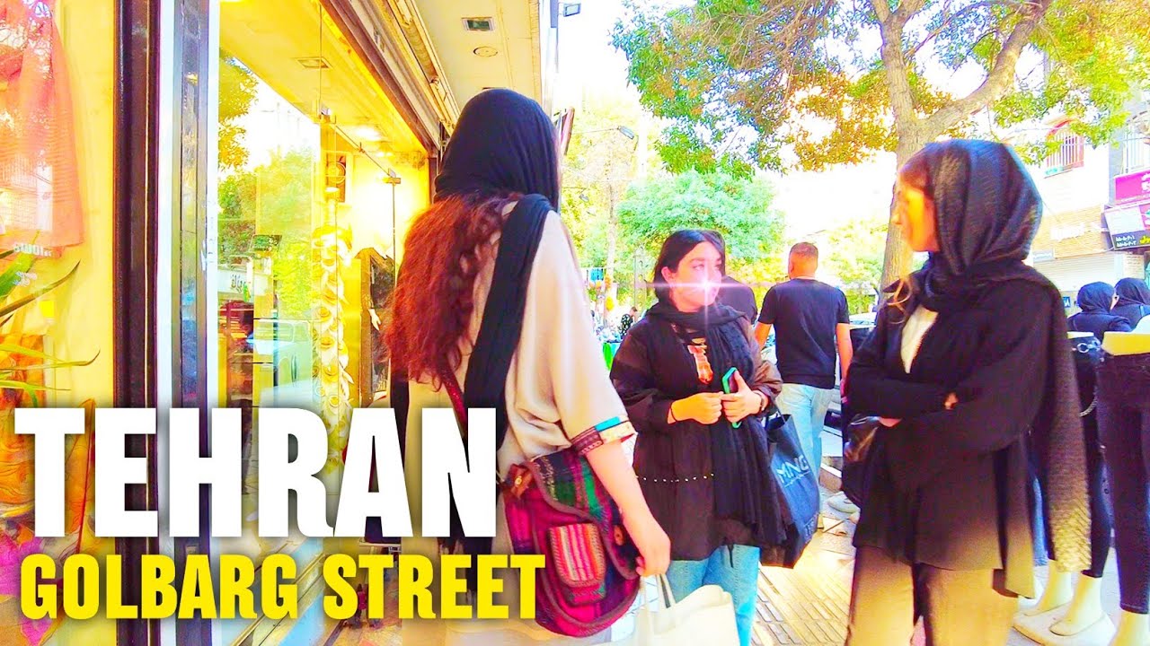 IRAN - Tehran City Summer Street Evening Tour 2022 | Virtual Walking ...