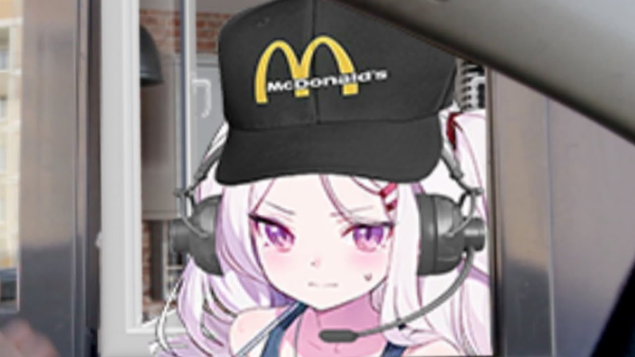Hina work at McDonald's - Blue Archive Meme - YouTube