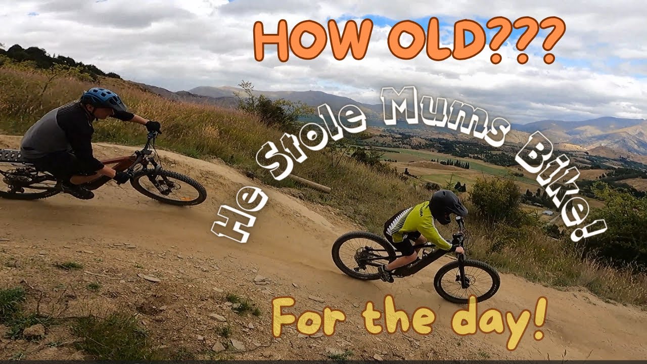 Dad look what I can do on Mums bike #mountainbiking #bikelife #bike # ...