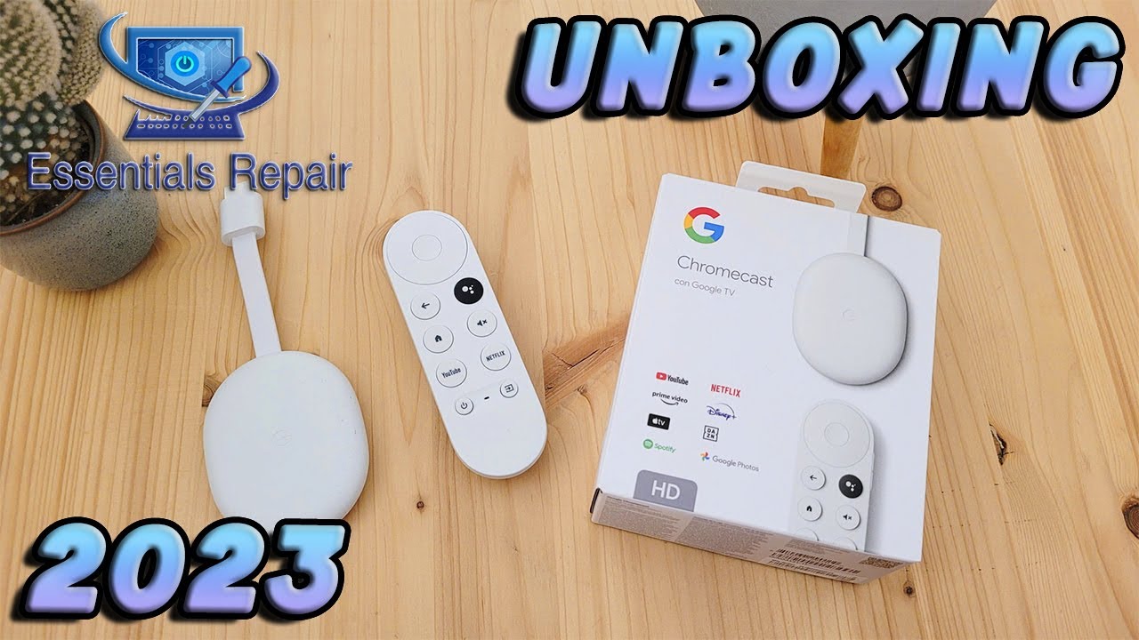Chromecast con Google TV (HD) 2023 - UNBOXING Y PRIMERAS IMPRESIONES - YouTube