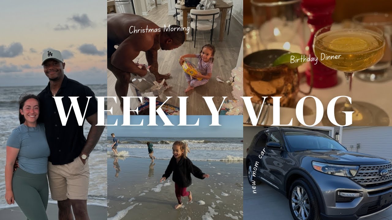 weekly vlog | bought a new car + last vlog of 2024 + Christmas morning ...