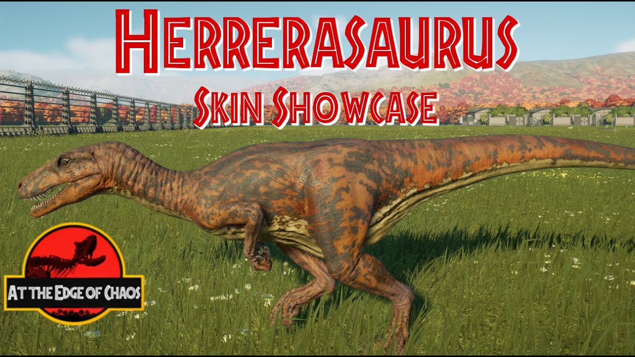 Herrerasaurus Skin Showcase - Jurassic World: Evolution 2 - YouTube
