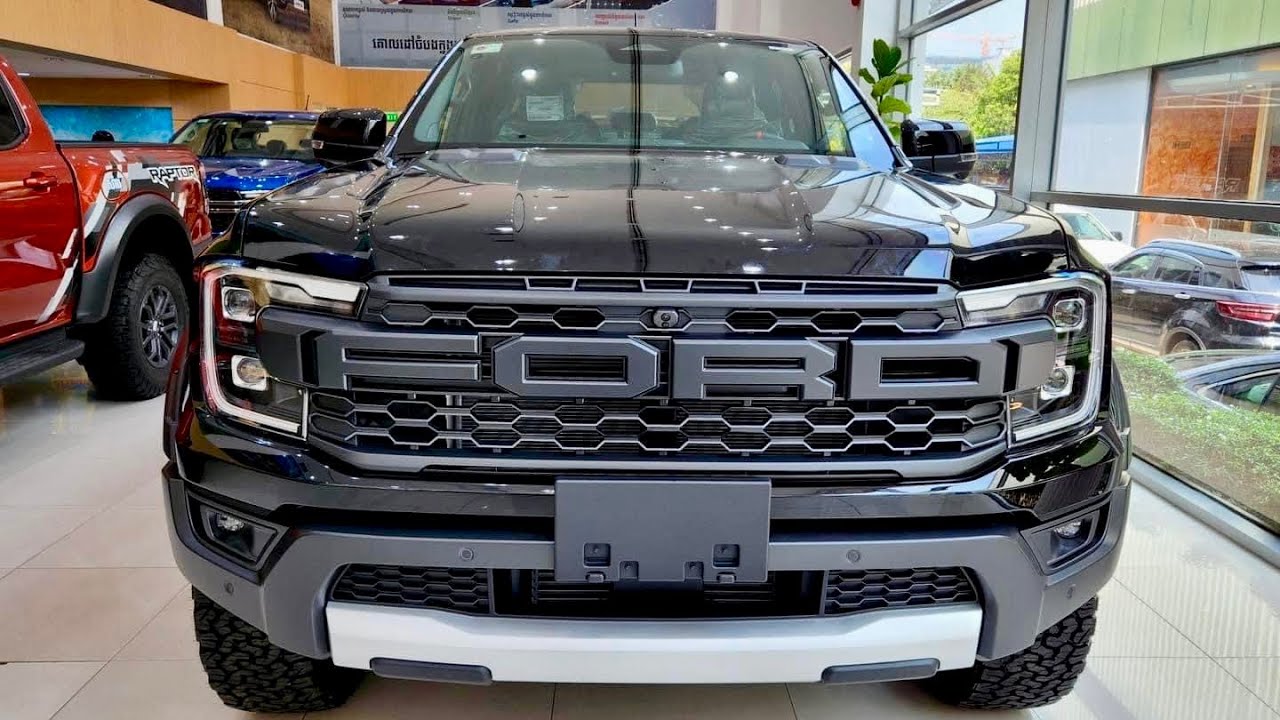 2023 Ford Ranger Raptor 2.0L Black Color | Ford Ranger Raptor 2023 ...