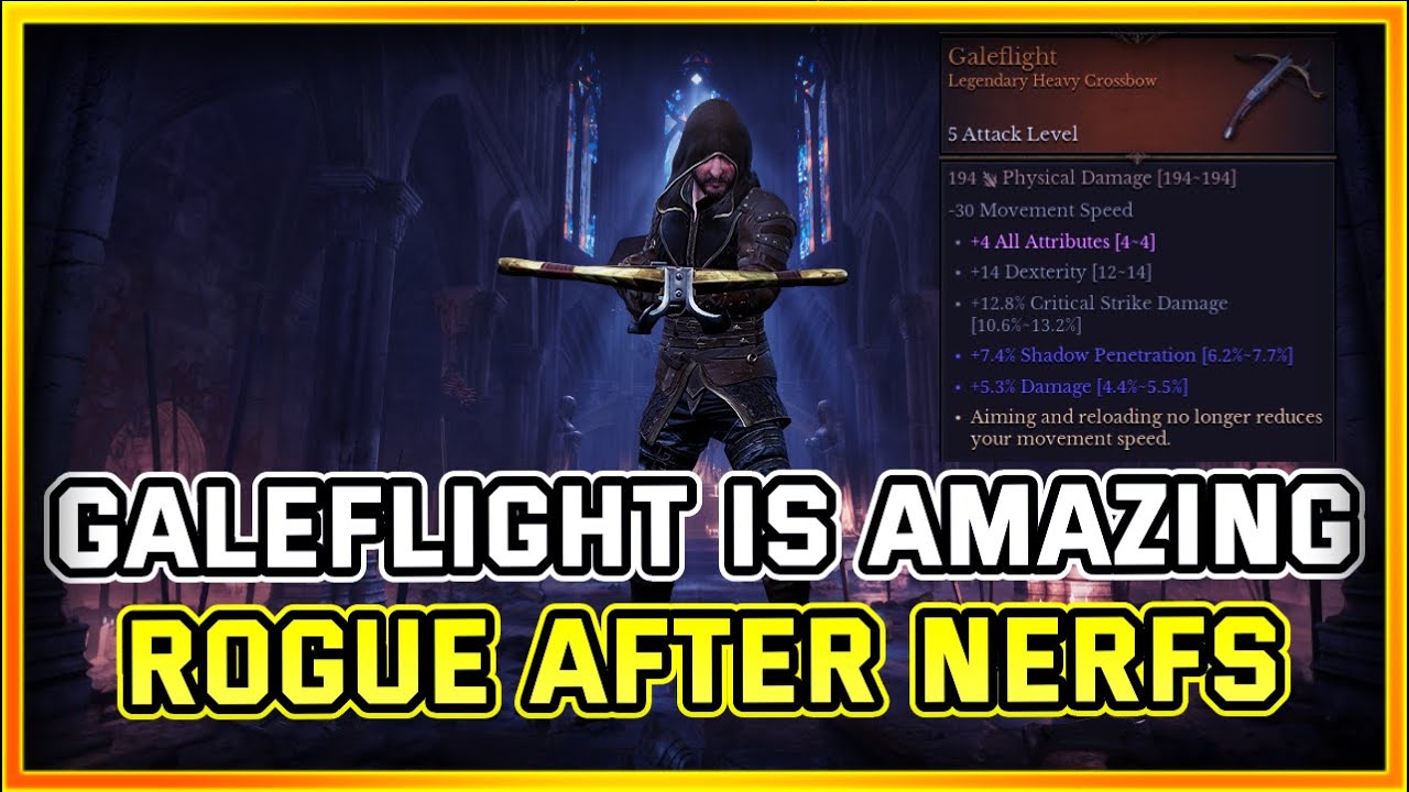 Rogue is Terrible... Lets try a New Fighter Build With the Legendary ...
