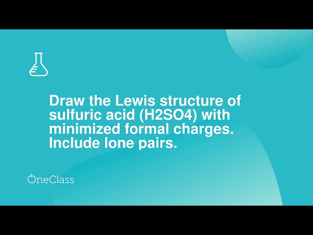 Sulfuric Acid Lewis Structure Formal Charges