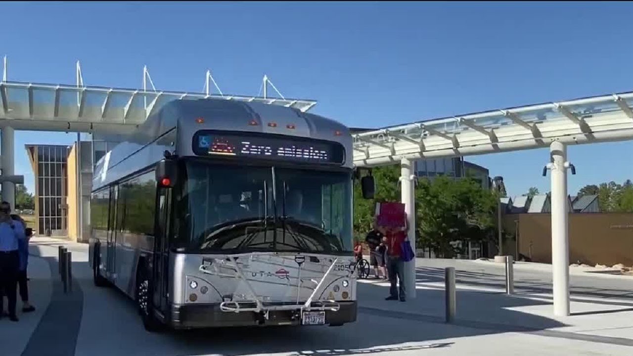 Wildcat Shuttle electric bus system opens at Weber State - YouTube
