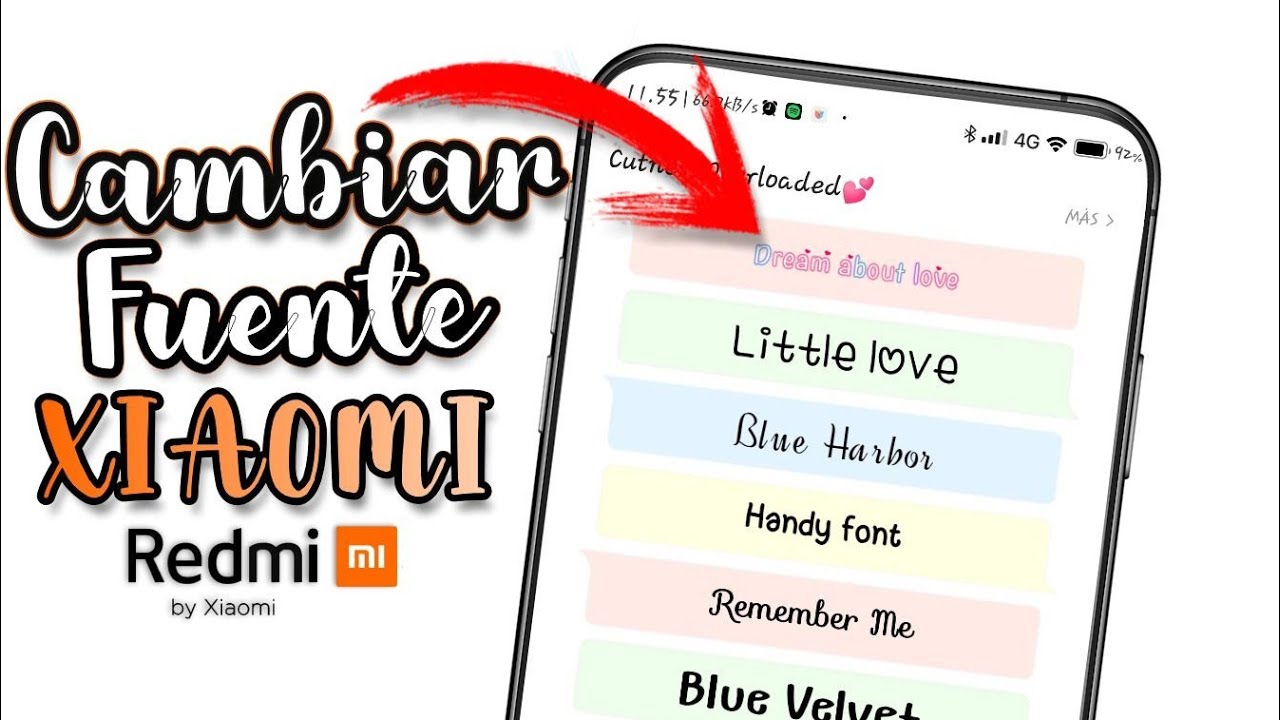 Como cambiar la FUENTE de Letra en XIAOMI | Tipo de Letra 2024 ️‍🔥 ...