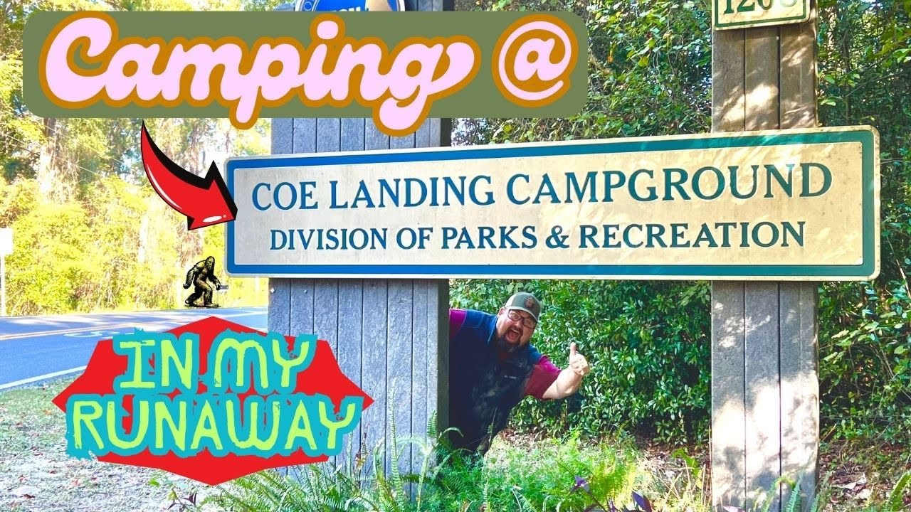 COE Landing Campground in my Runaway Range Runner tiny Camper. - YouTube