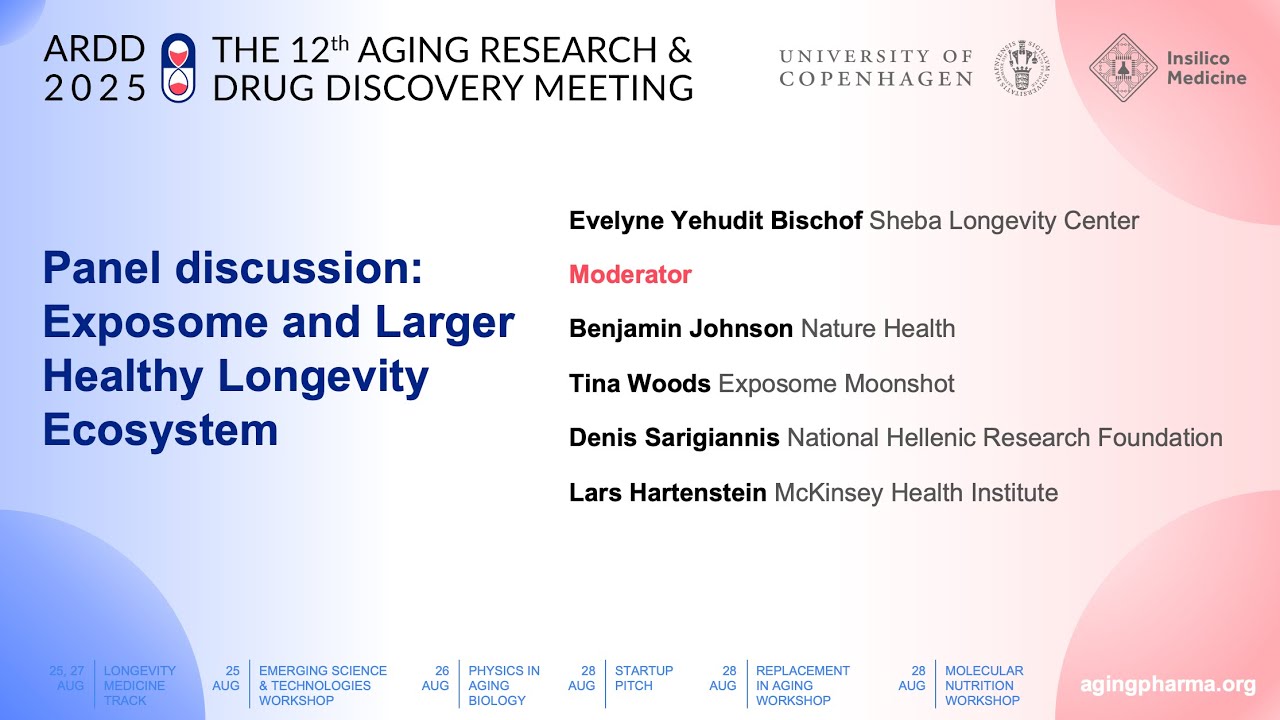 Panel discussion: Exposome and Larger Healthy Longevity Ecosystem - YouTube