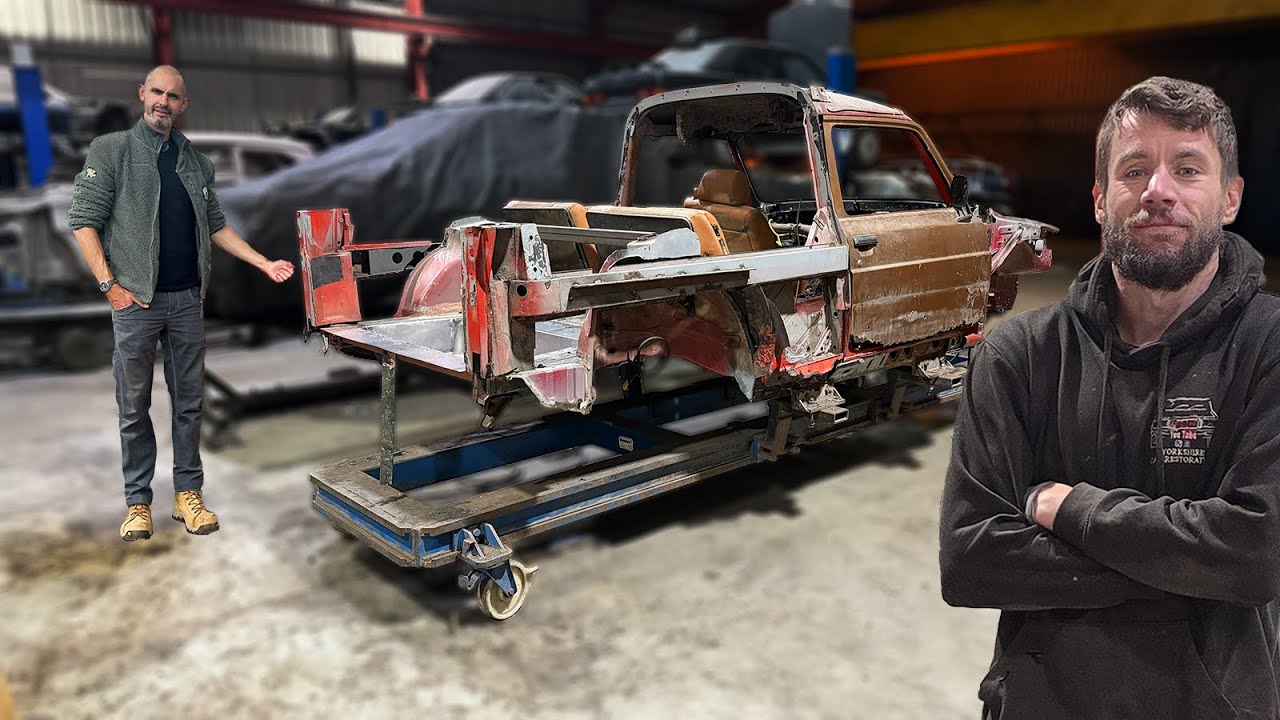 Major Fabrication on Jonny Smith’s Classic Car Body Swap - SubaRancho ...