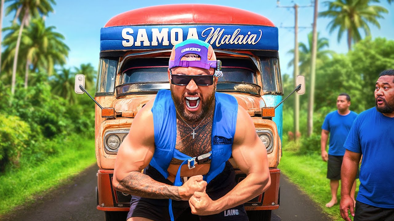 I PULLED A BUS IN SAMOA | PACIFIC STRONGEST MAN - YouTube