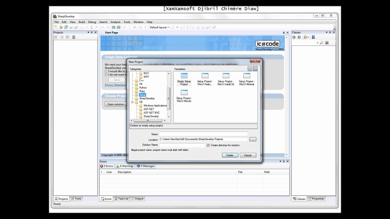 SharpDevelop 4.2 Presentation ( Dotnet Tools ) - YouTube