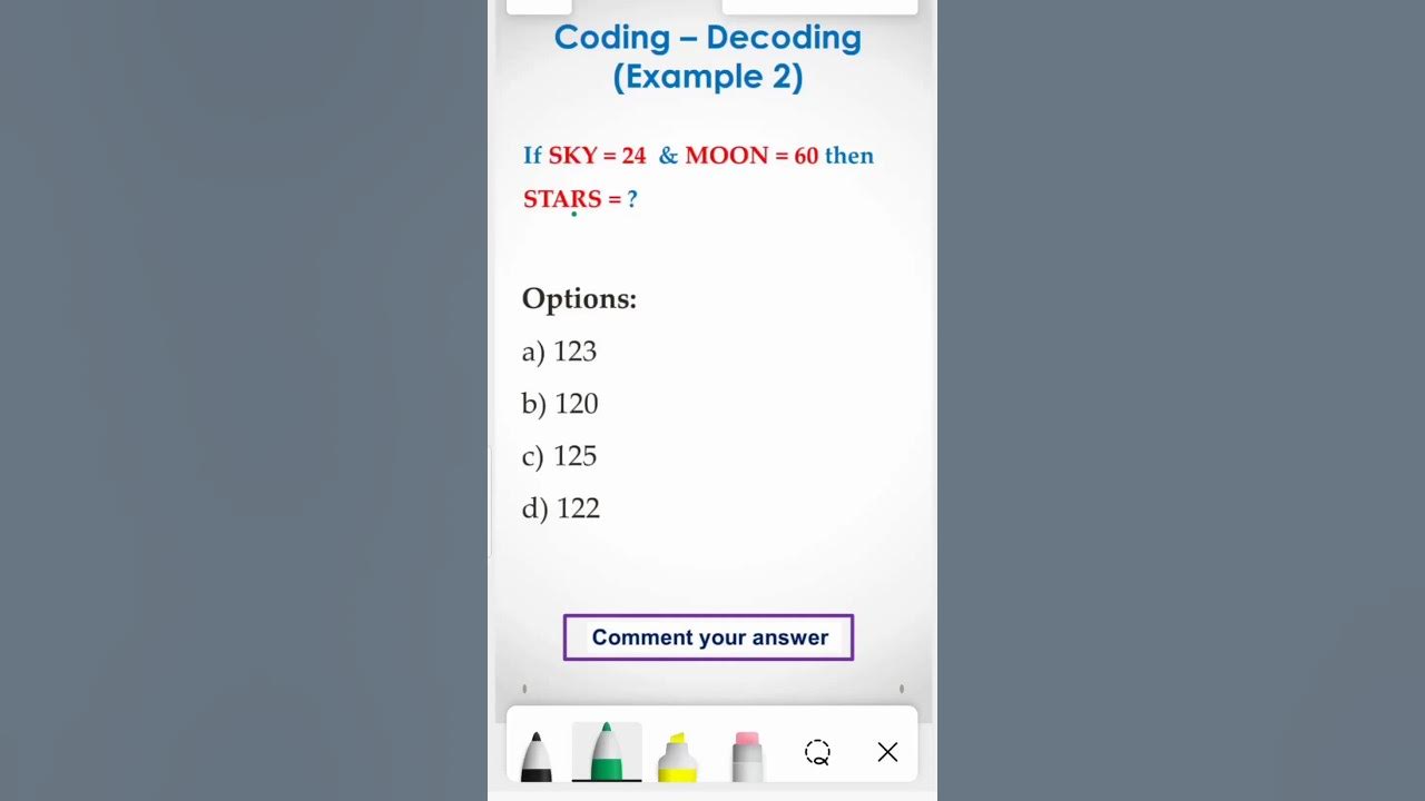 Example 2 Coding Decoding | Logical Reasoning | Bank Exams #ytshorts #codingdecodingtricks - YouTube