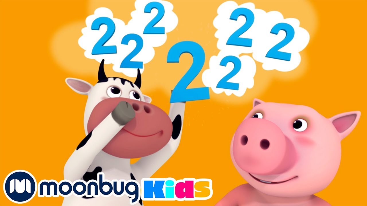 Number 2 Song - Little Baby Bum! Learn | ABC 123 Moonbug Kids | Fun ...