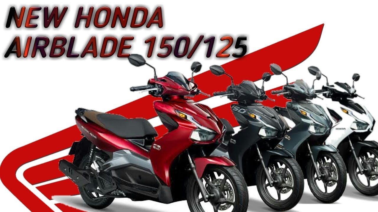 ALL NEW HONDA AIRBLADE 150/125 2020 - YouTube