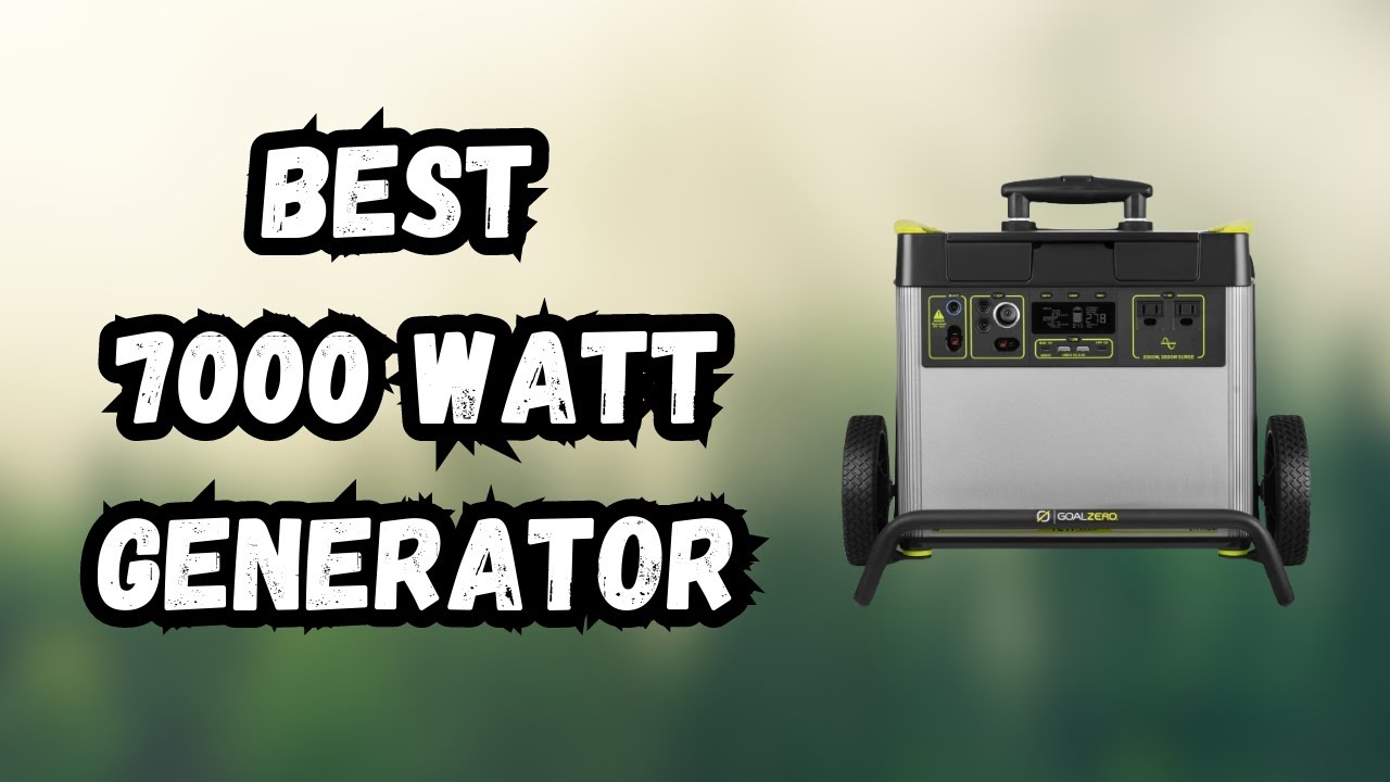 4 Best 7000 Watt Generator IN 2023 - YouTube