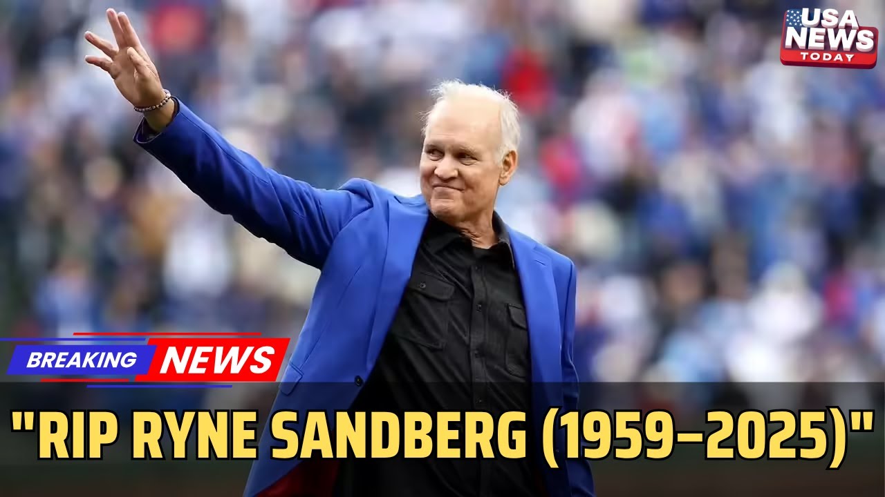 Ryne Sandberg Dies at 65 | Chicago Cubs Legend Remembered 💔⚾ । USA NEWS ...