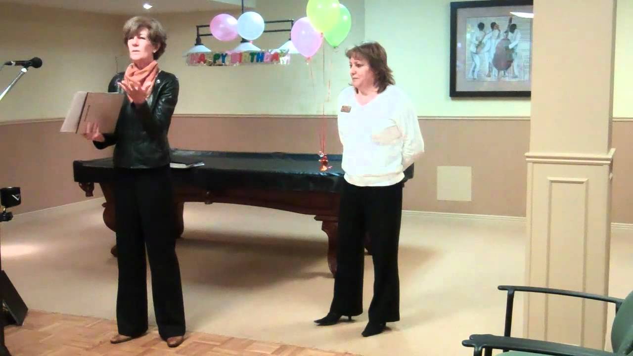 Suzanne Pinel surprises Geraldine Dixon with a United Way Ottawa ...