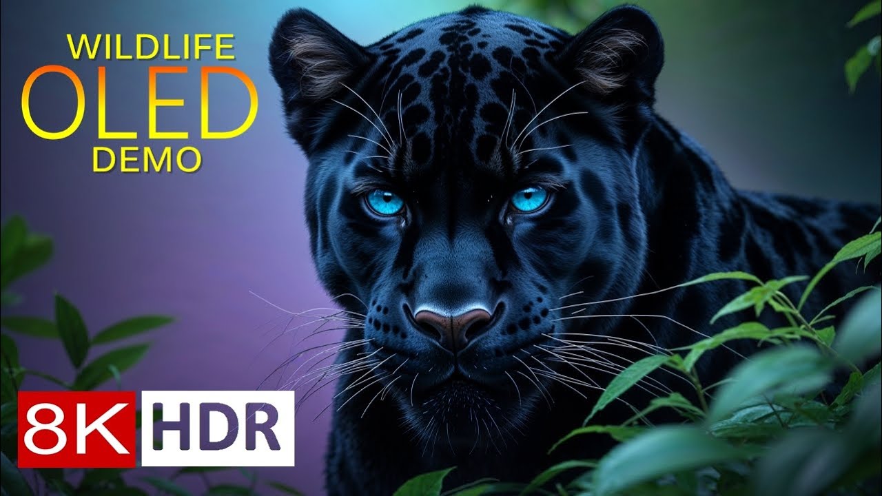 STUNNING WILDLIFE in 8K HDR - OLED Demo for Ultra HD Displays - YouTube