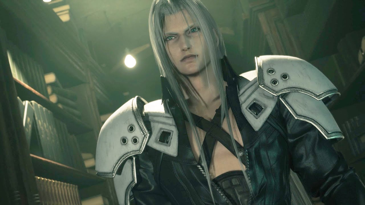 Final Fantasy 7 Rebirth - Sephiroth in The Library Scene - YouTube