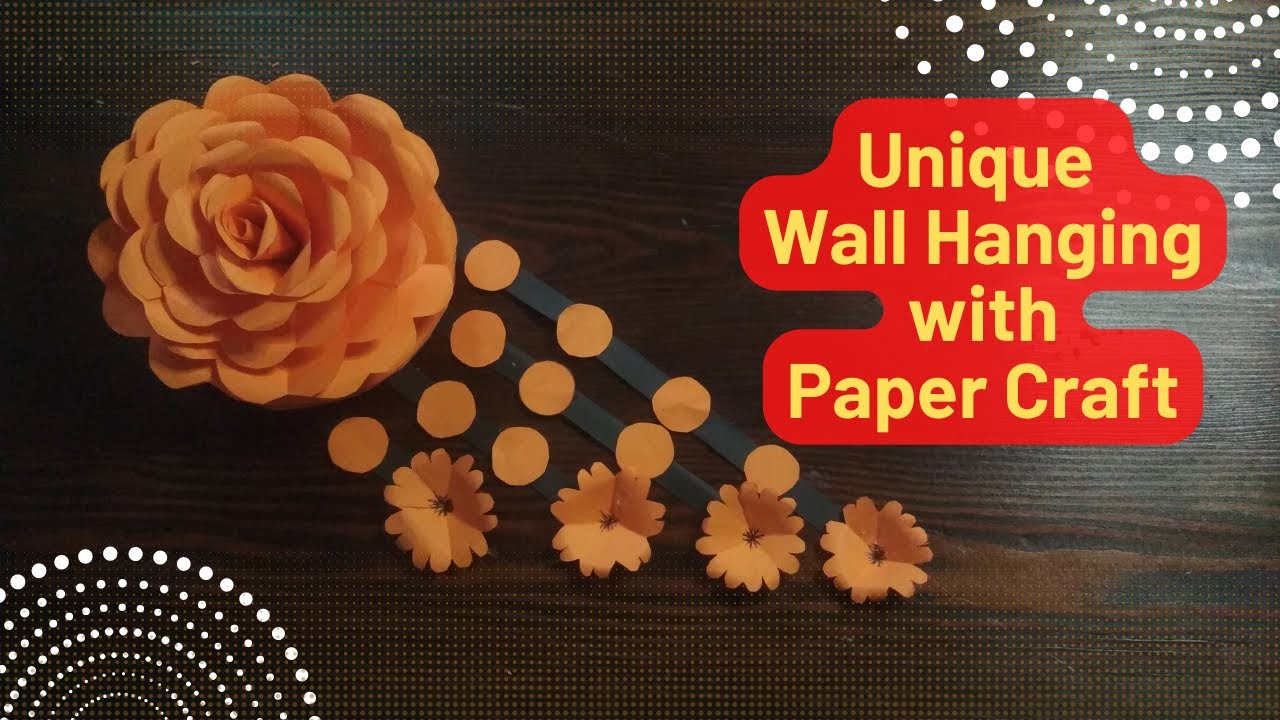 How To Make Wall Hanging With Paper Paper Craft Idea Wall Hanging how-to-make-wall-hanging-with-paper-paper-craft-idea-wall-hanging