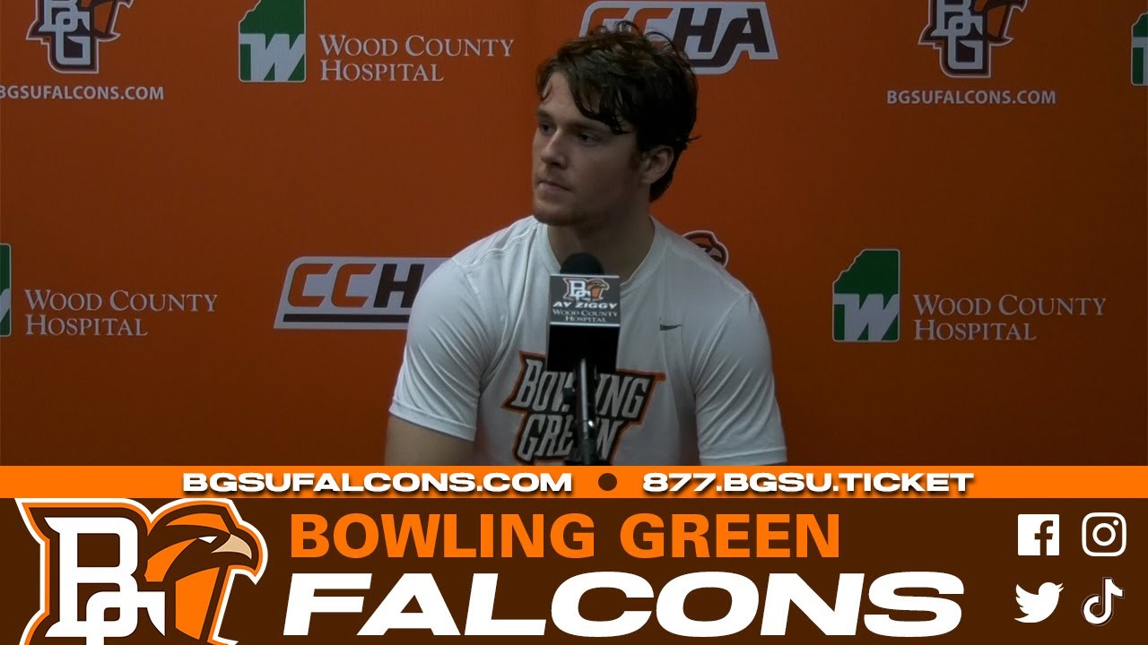 BG Hockey : Ryan O'hara Postgame 10.8 - YouTube