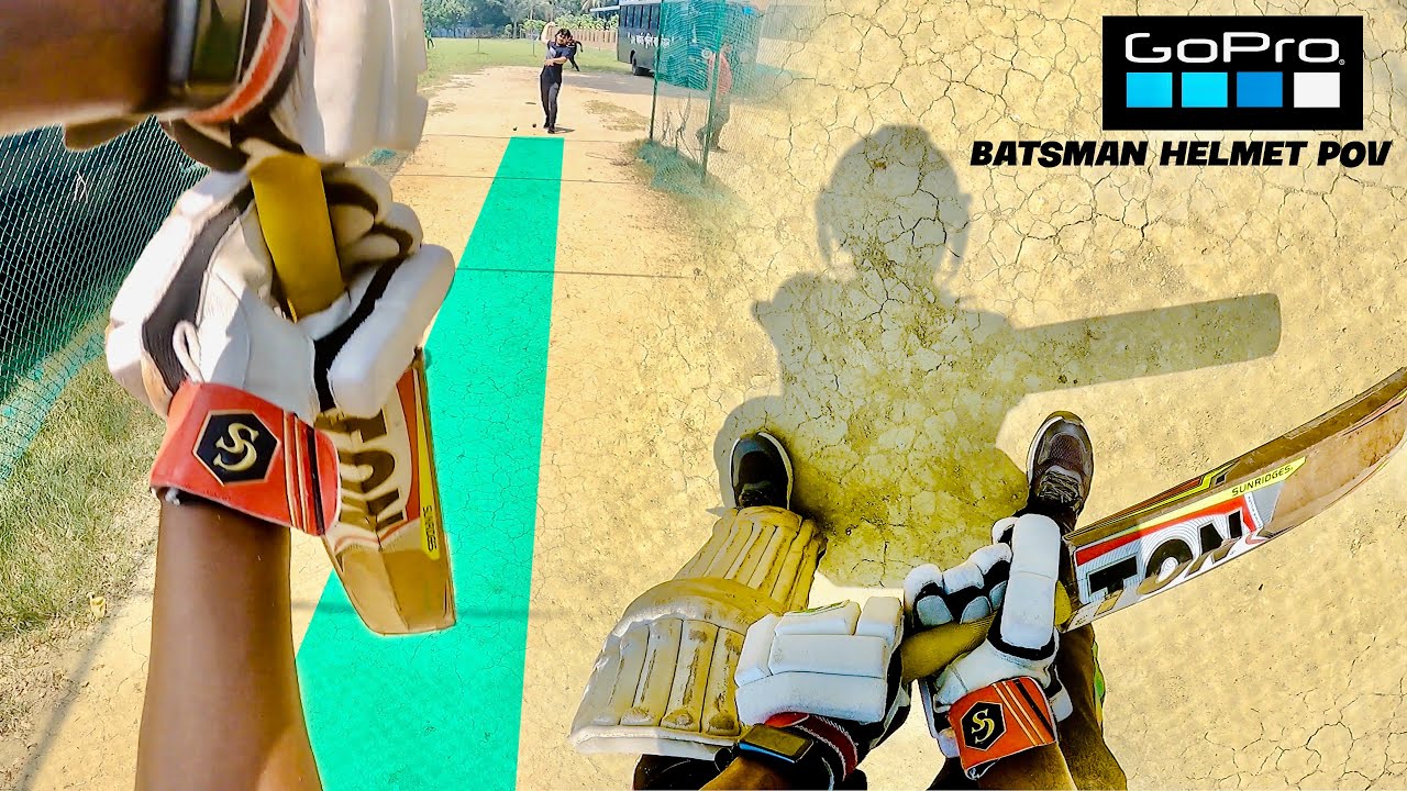 GoPro Batsman POV🔥 Net Batting Helmet Camera Cricket View | Bangla ...