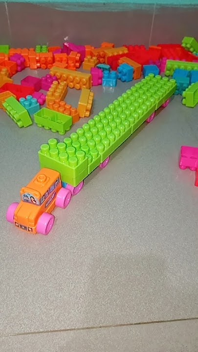 Satisfying DIY Blocks Lorry | Lego Building Blocks | #buildingblockstoys #shorts - YouTube