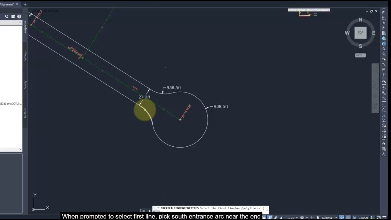 Create Cul-de-sac Design Alignment in Civil 3d! Getting started with Cul-de-sac Design in Civil ...