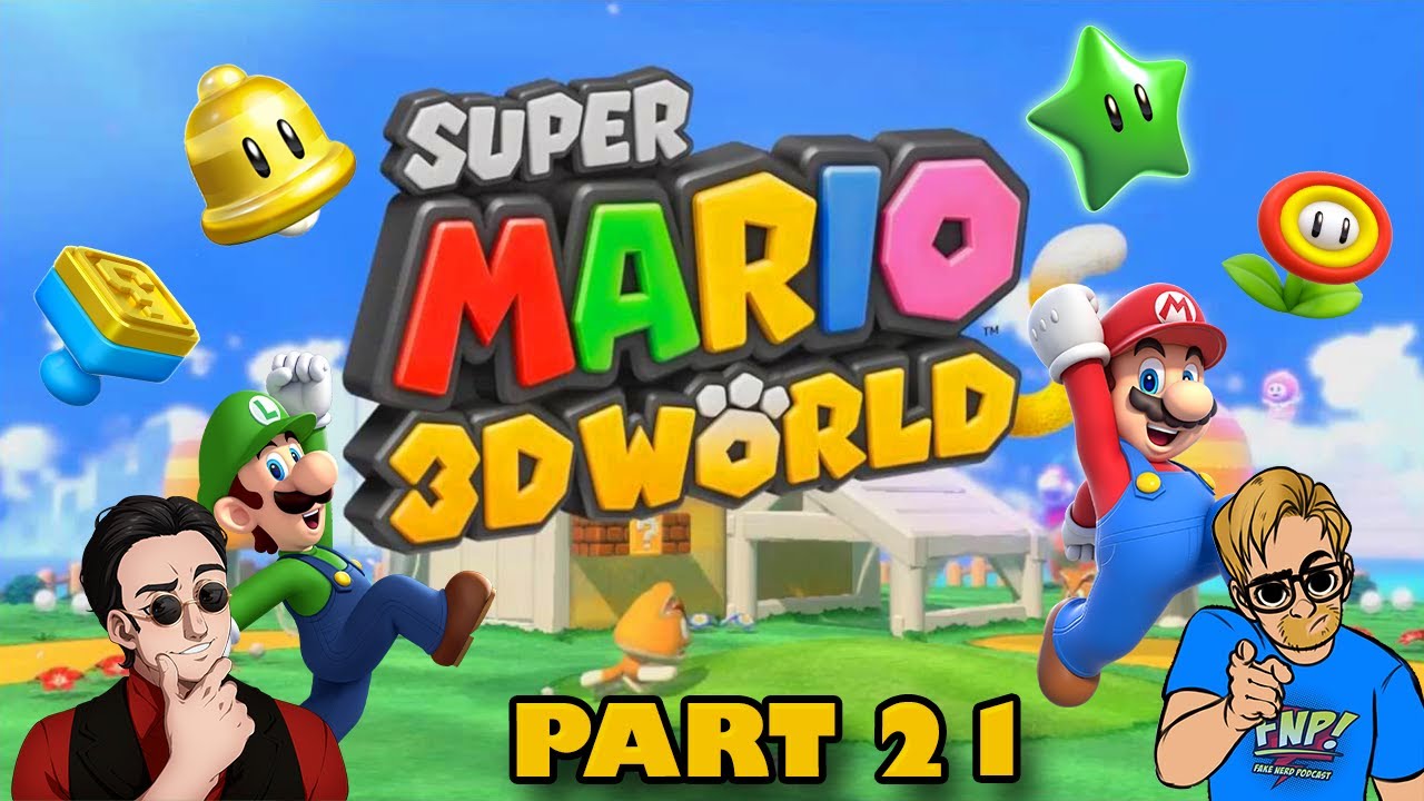 Super Mario 3D World Part 21: The Sun The Sand and The Plessy - YouTube