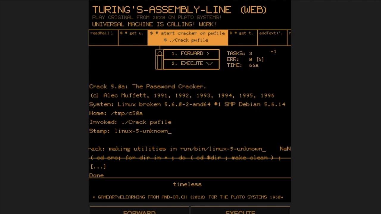 Turing's Assembly Line - YouTube