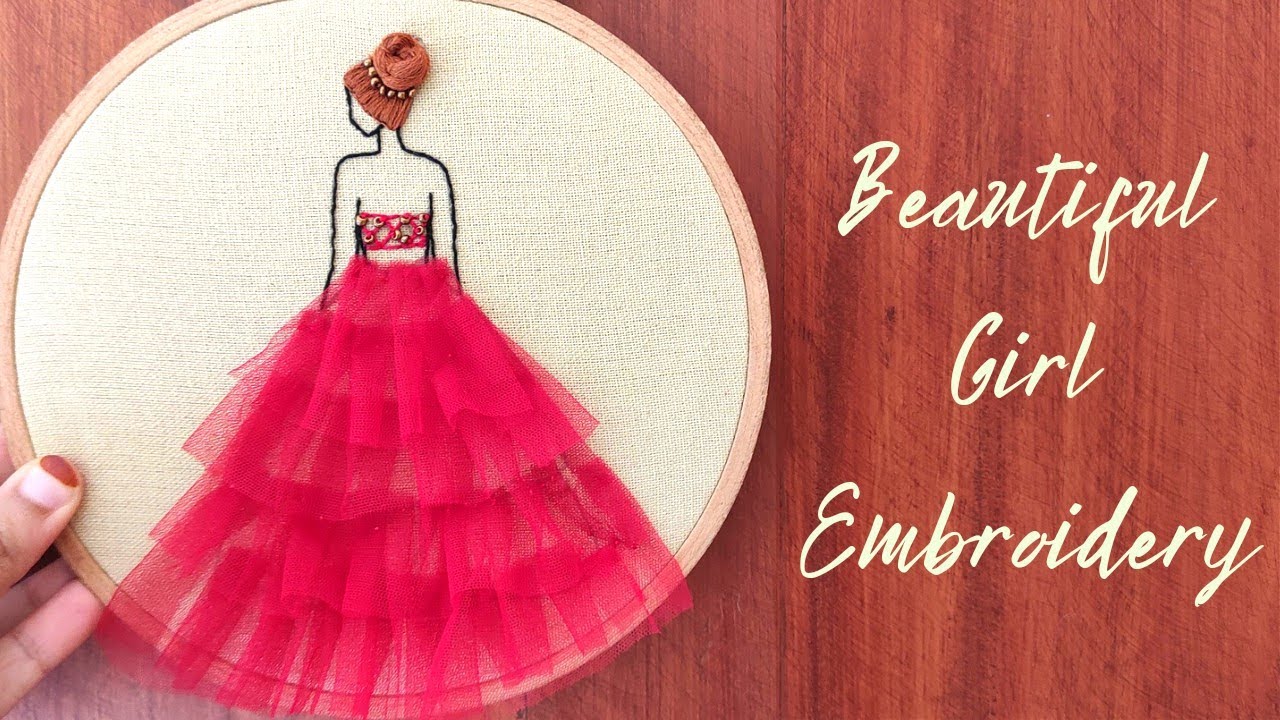 Amazing Hand Embroidery/ Beautiful Hand Embroidery Doll Design ...