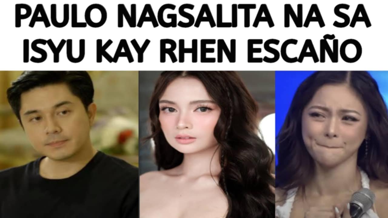 PAULO AVELINO NAGSALITA NA TUNGKOL SA ISYU SA KANILA NI RHEN ESCAÑO - YouTube