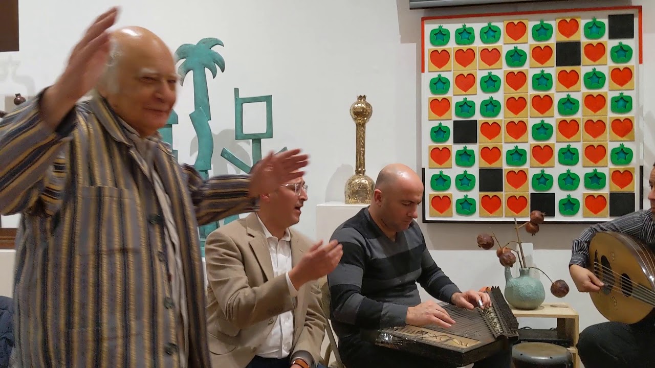 Cantor Shmuel Levy Sings at Oded Halahmy gallery. - YouTube