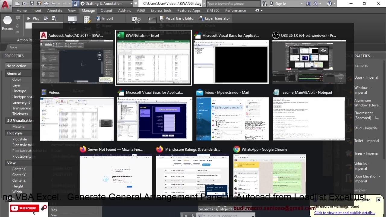 Powerfull VBA Excel Tools to Generate Autocad Drawing, GA and SLD ...