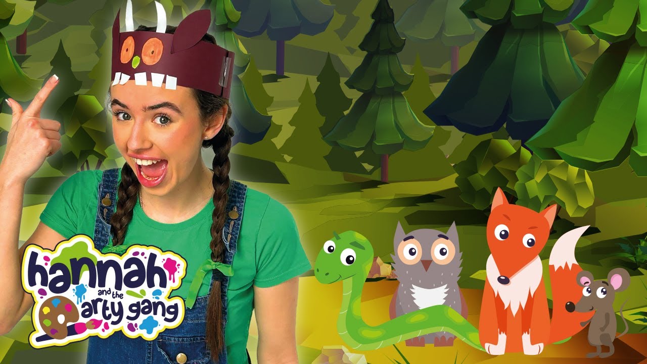 Story time Craft: Quick, Easy & Fun Tutorial for Kids! Make a Gruffalo ...