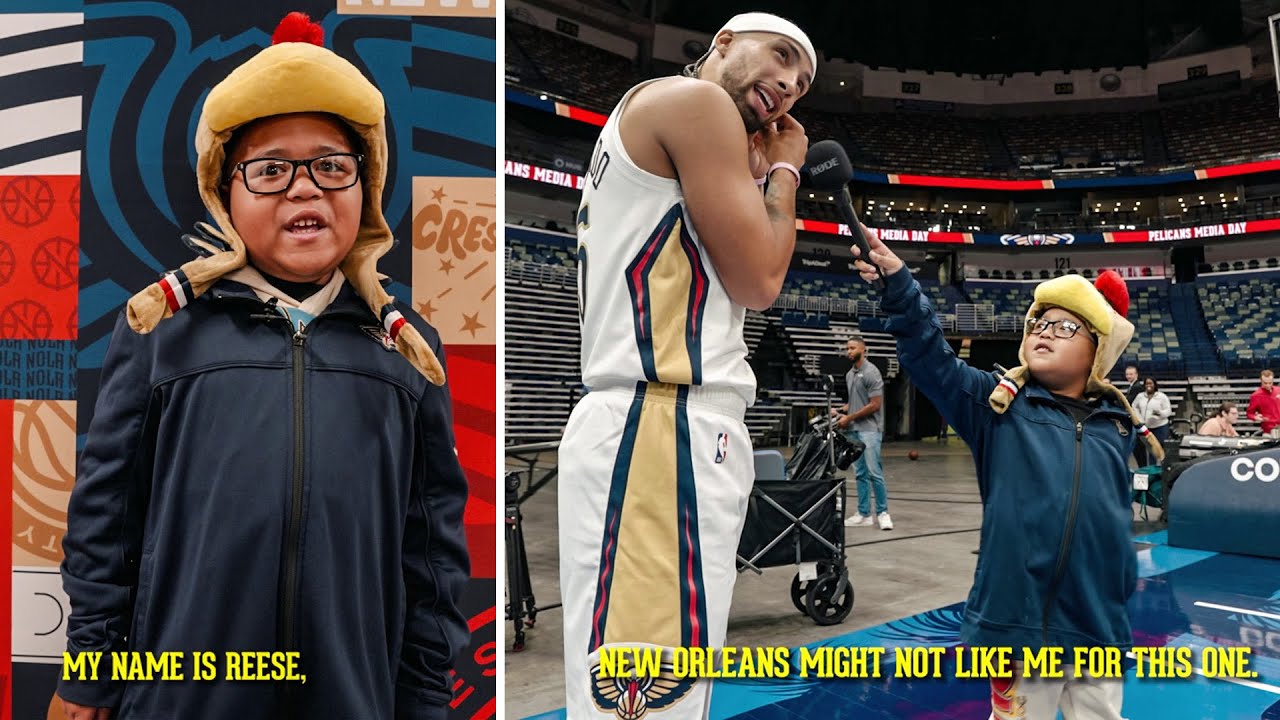 Pelicans Kid Reporter Reese Jackson asks the Hard-Hitting Questions ...