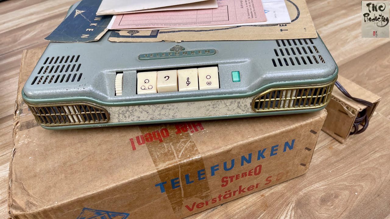 Amply đèn ECL82 2w/ch - Telefunken S81 fullbox - made in Germany- Z.alo ...