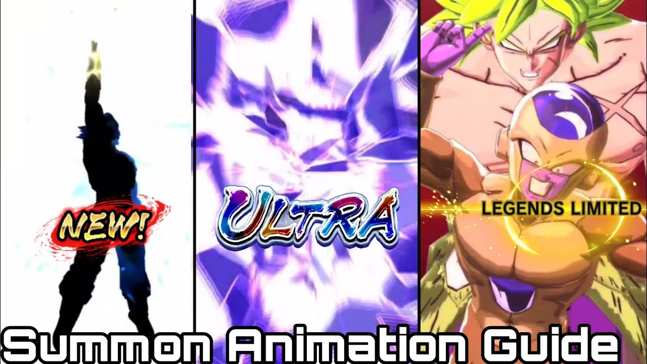 Dragon Ball Legends: ULTIMATE Summon Animation Guide & Breakdown - YouTube