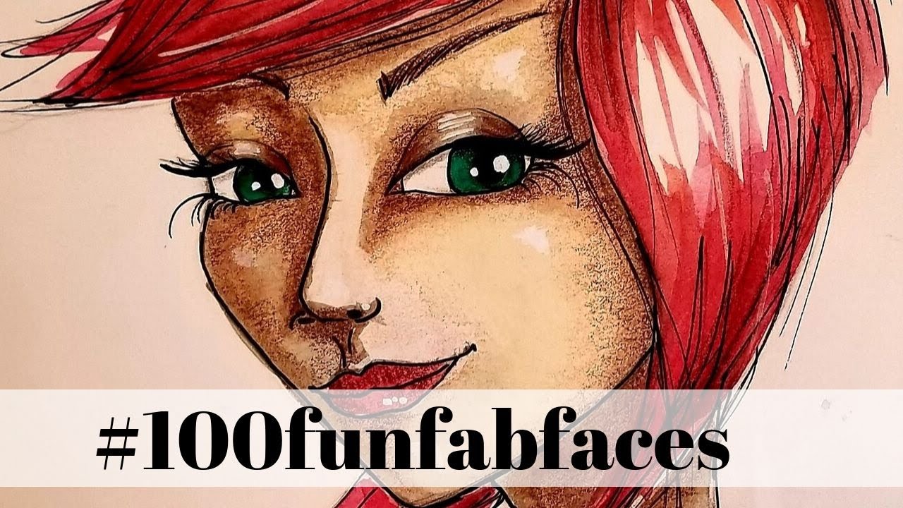 The EASIEST way to DRAW a WHIMSICAL 3/4 FACE (Video 7 in ...