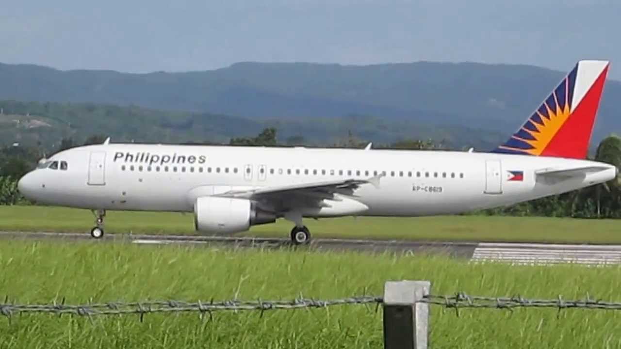 A320 PAL Take off rwy 05 at Bangoy Int'l - YouTube