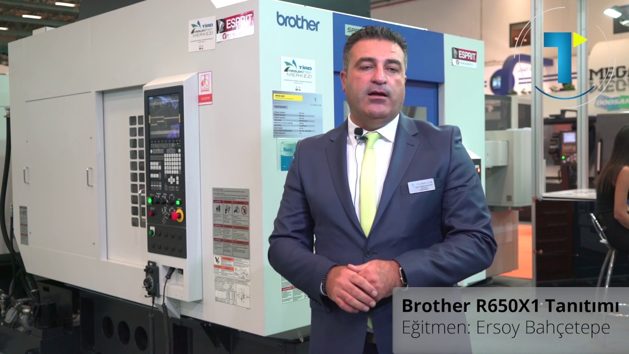Brother R650X1 CNC Dikey İşleme Merkezi / Tanıtım - YouTube