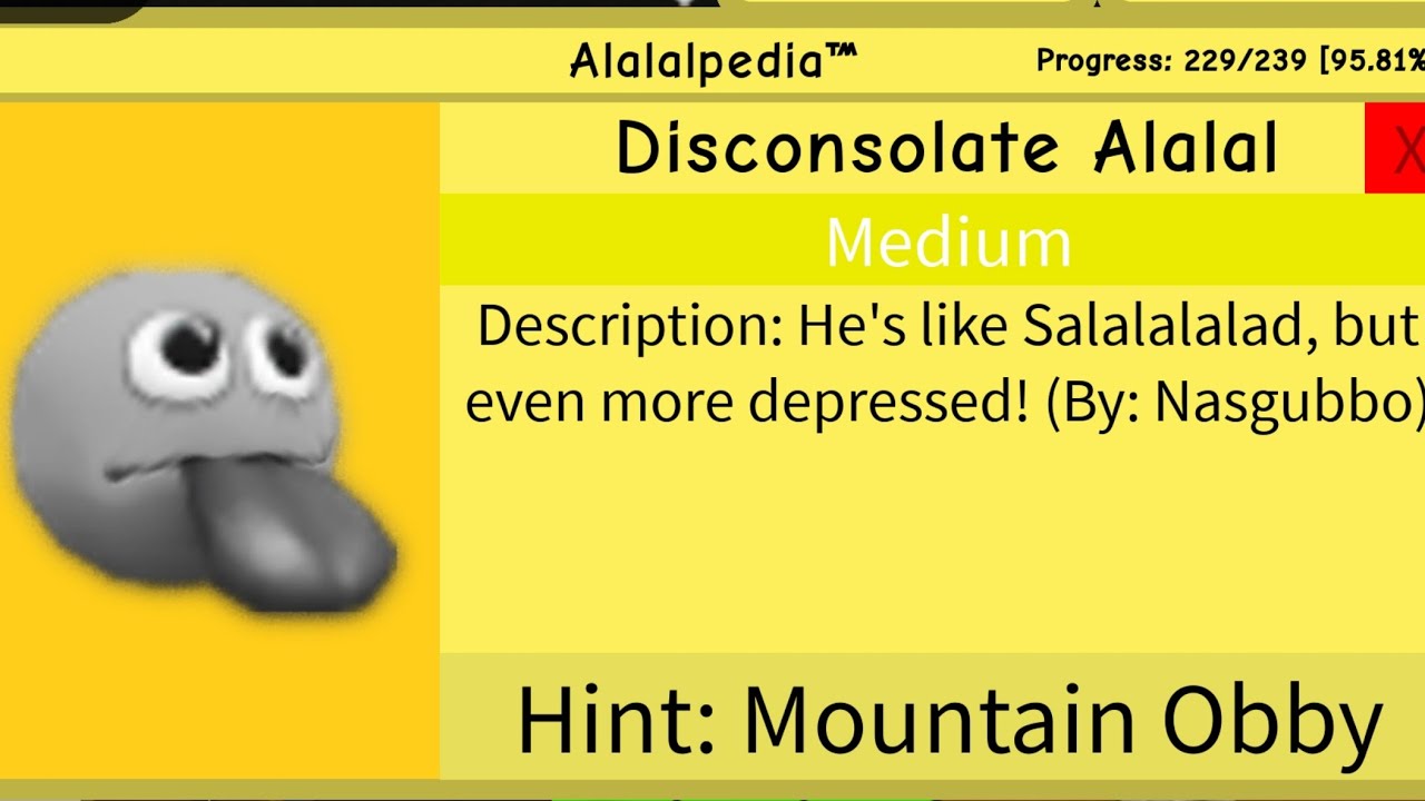 How to get Disconsolate Alalal | Find the Alalals - YouTube